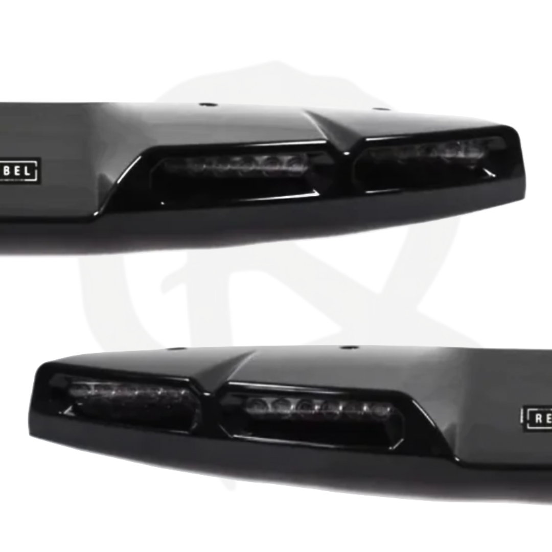 Defender L663 Gloss Black Roof Light Pod Kit - V5 – Project Rebel