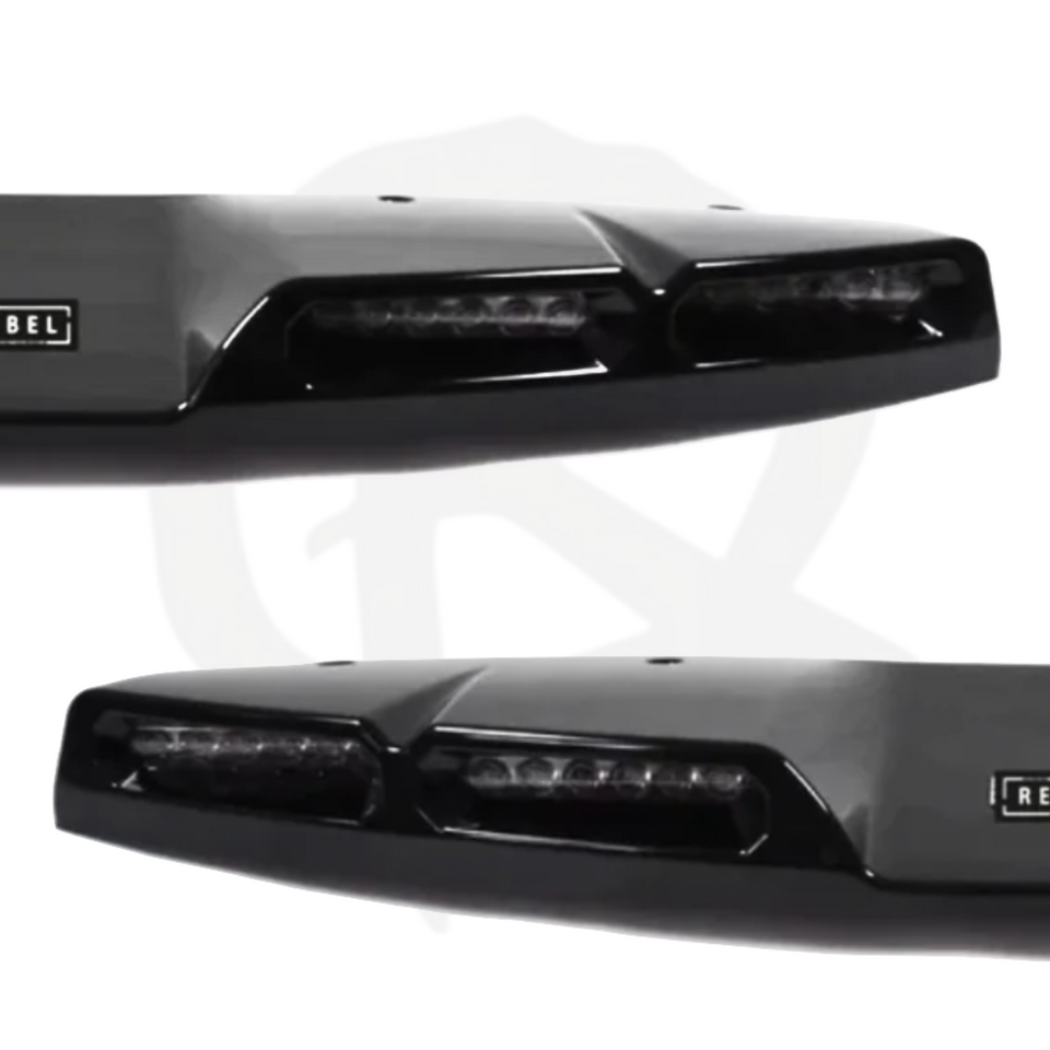 Defender L663 Gloss Black Roof Light Pod Kit - V5 – Project Rebel