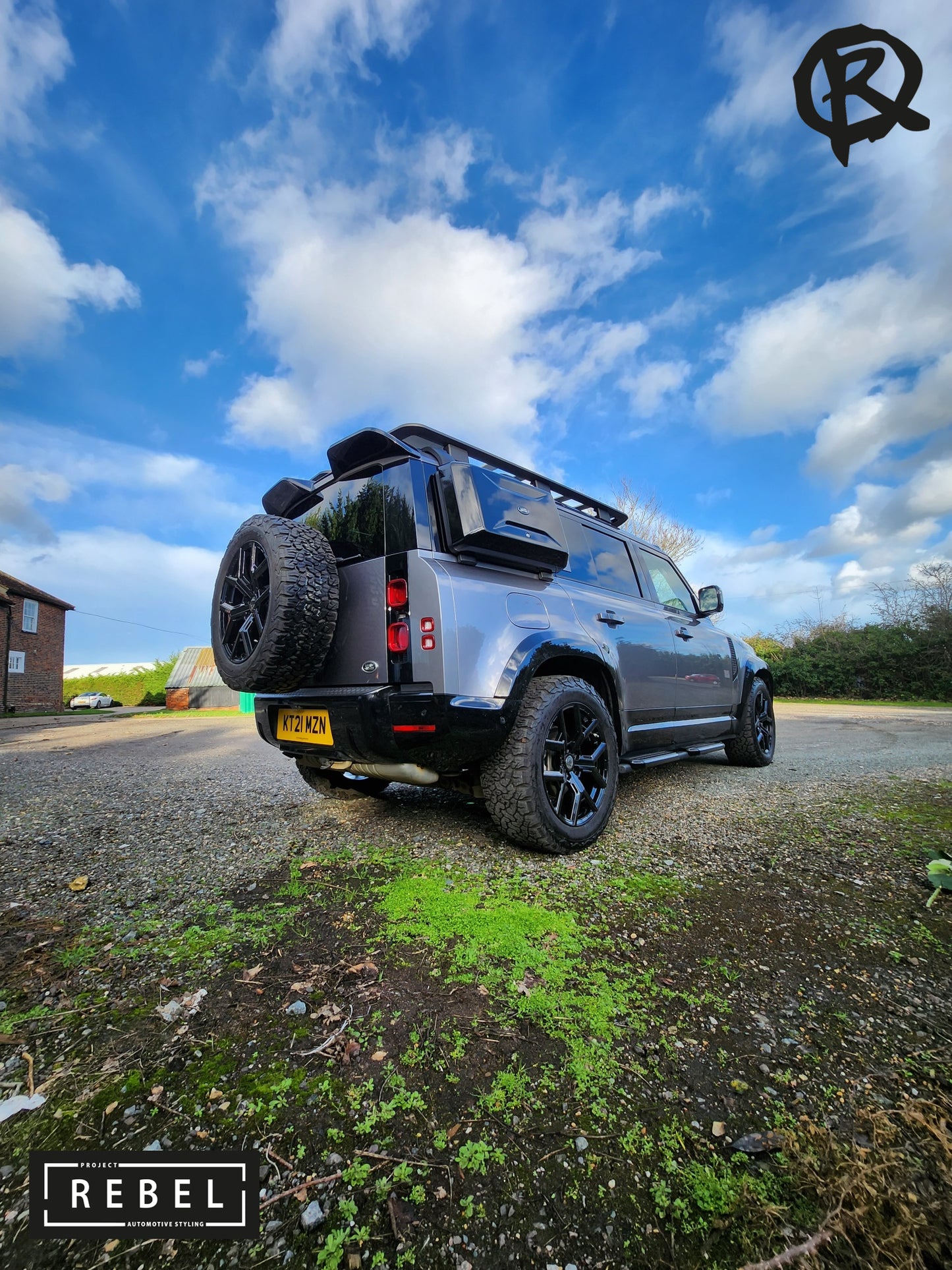Defender L663 Gloss Black Exterior Pack – Project Rebel