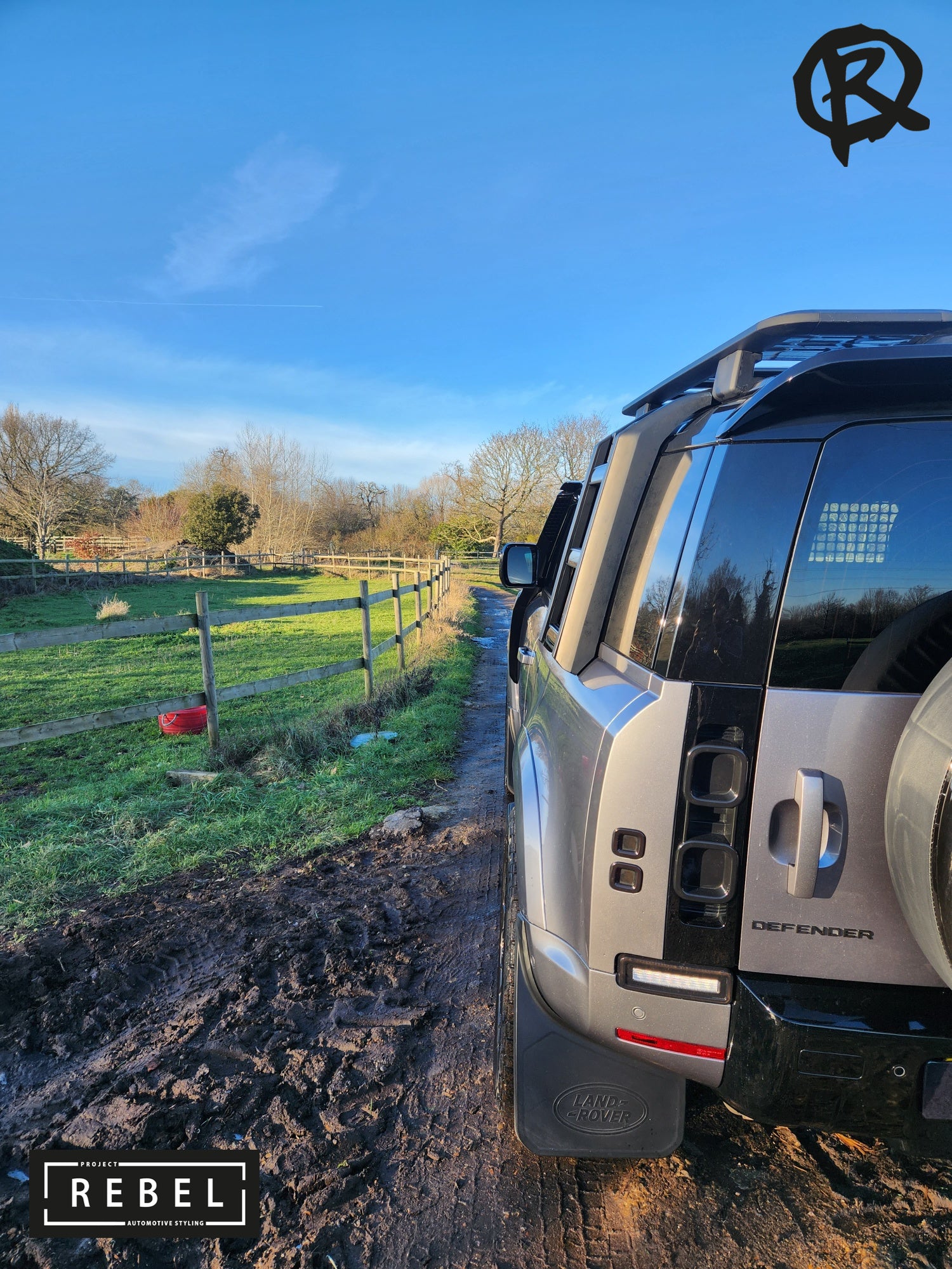 Defender L663 Rear Reverse Light - Black / Red – Project Rebel