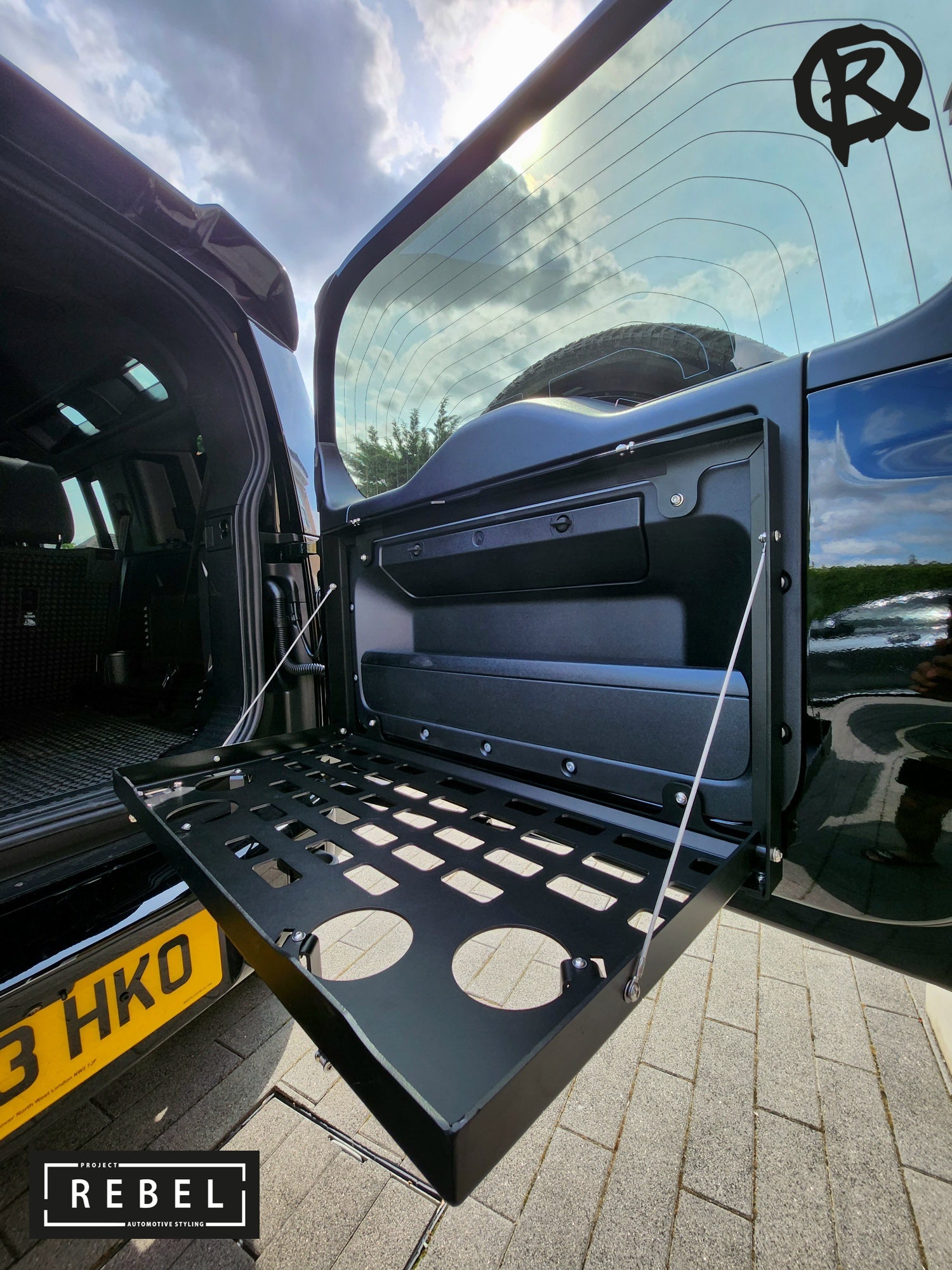 Defender L663 Tailgate Table / Rear Door Table – Project Rebel