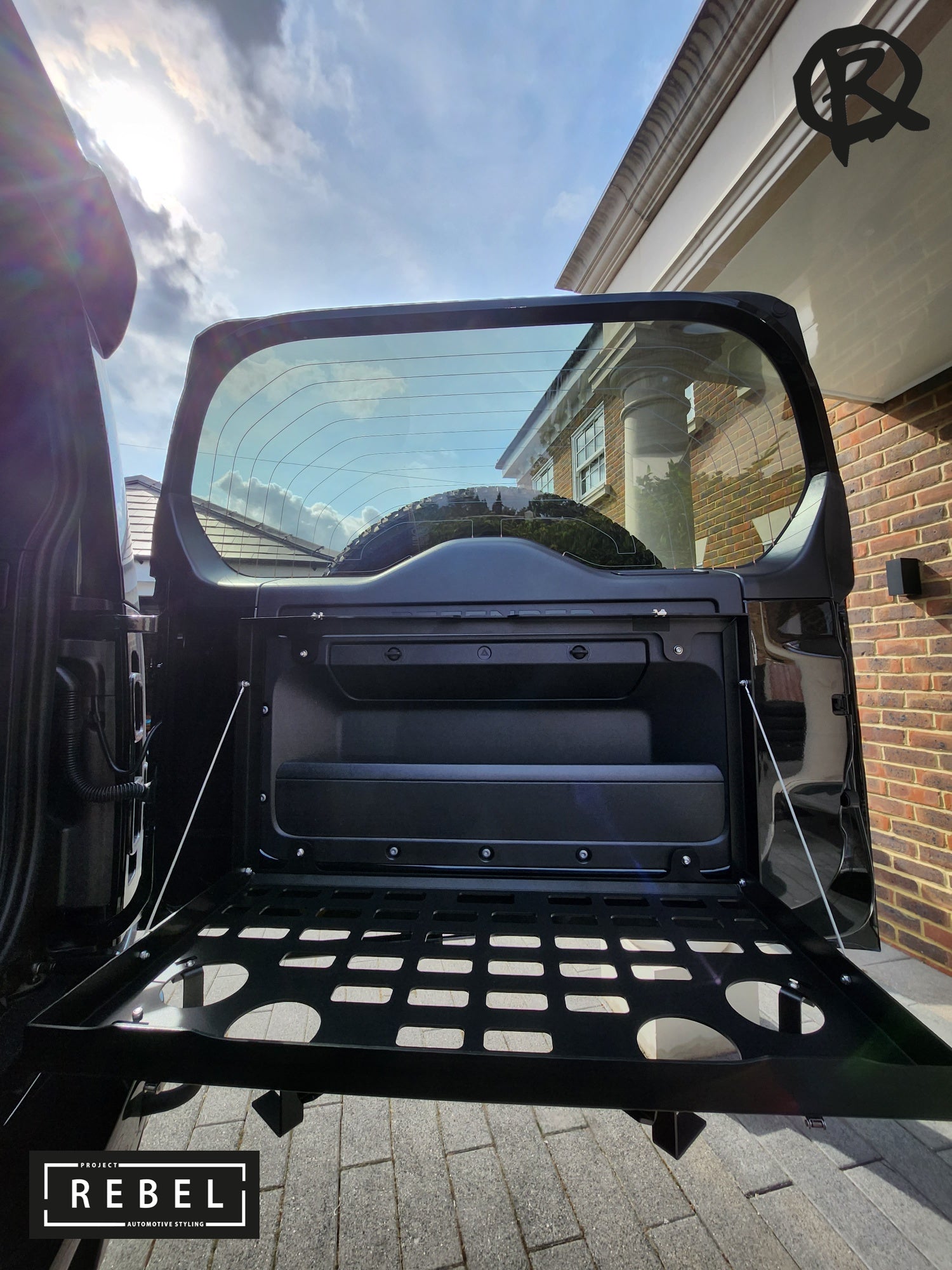 Defender L663 Tailgate Table / Rear Door Table – Project Rebel