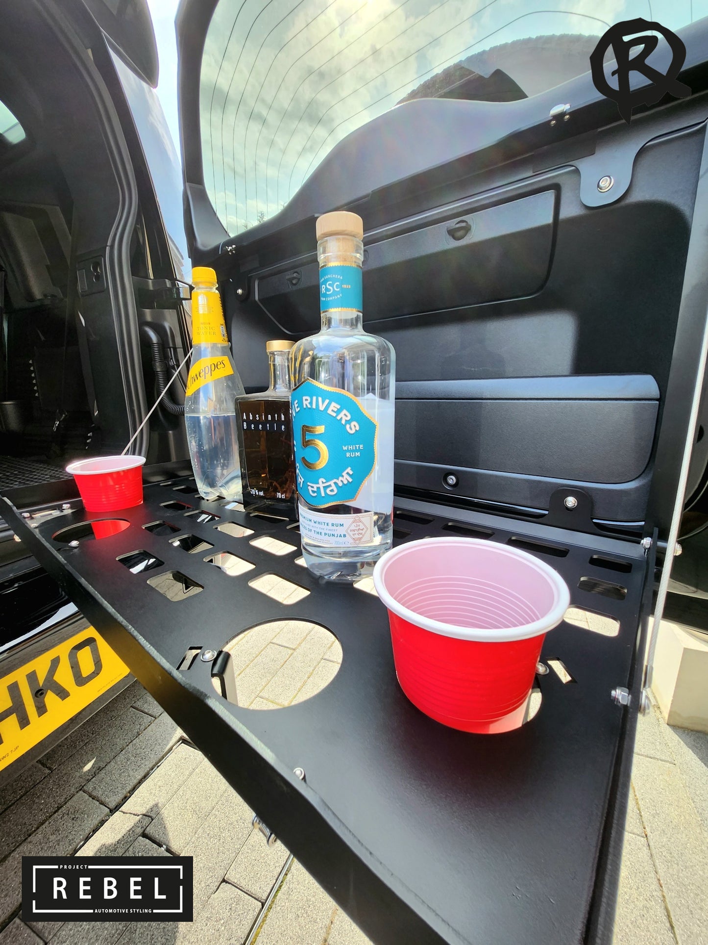 Defender L663 Tailgate Table / Rear Door Table – Project Rebel