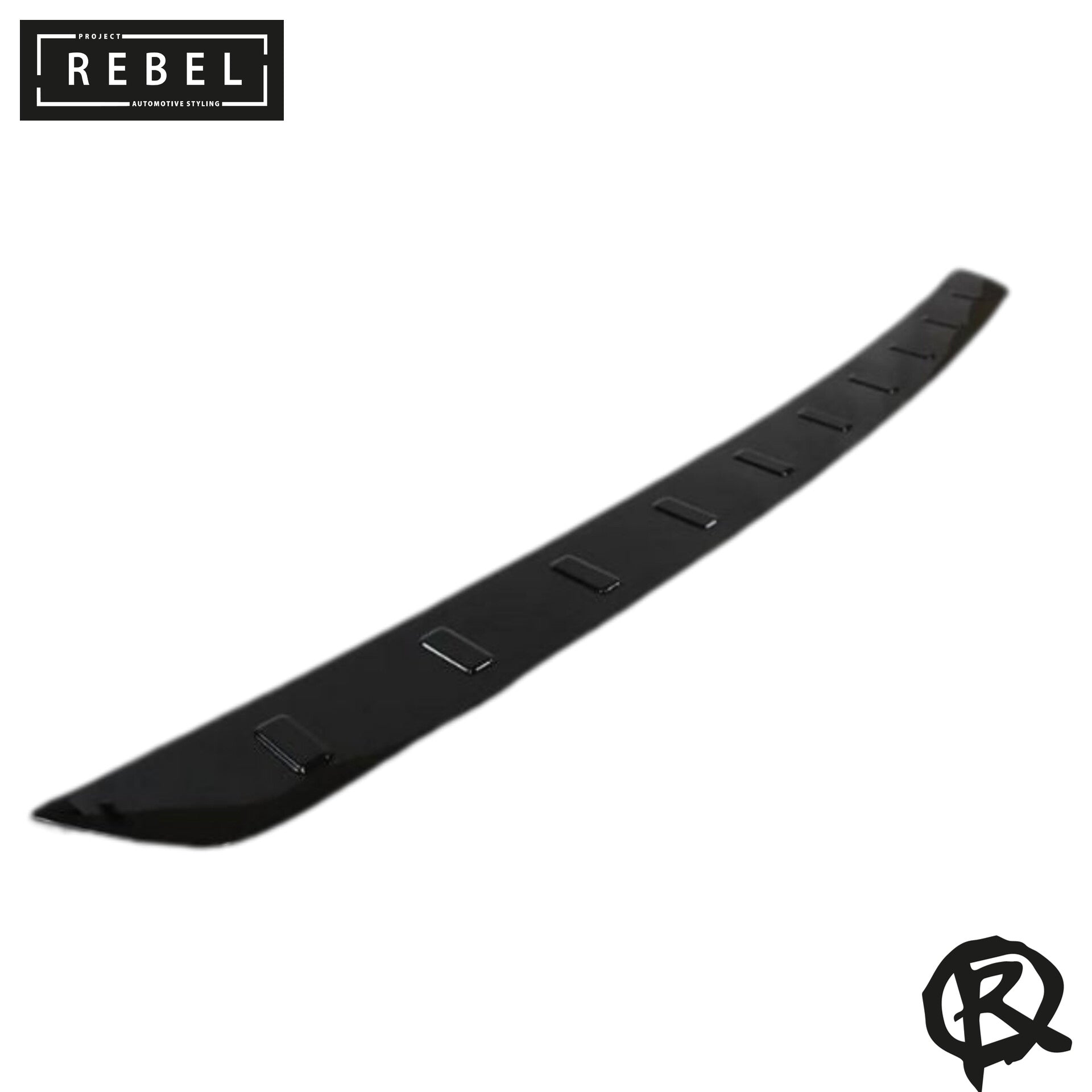 Defender L663 Tailgate Scratch Protection Trim v1 - Gloss Black ...