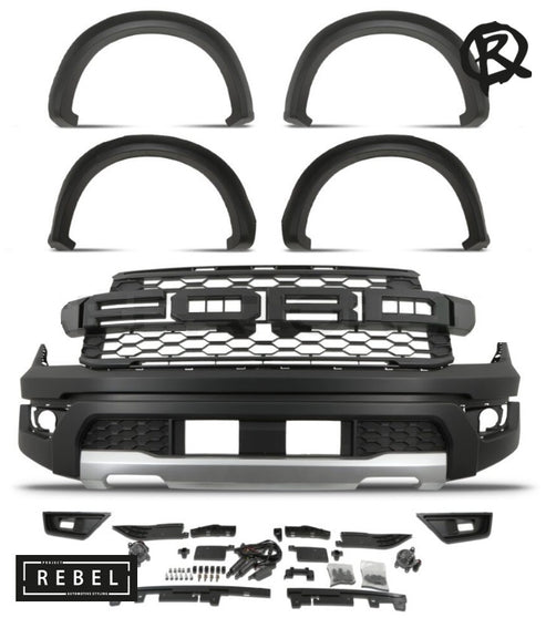 Ford Ranger T9 2023 Raptor Style Body Kit for XLT/SPORT/WILDTRAK ...