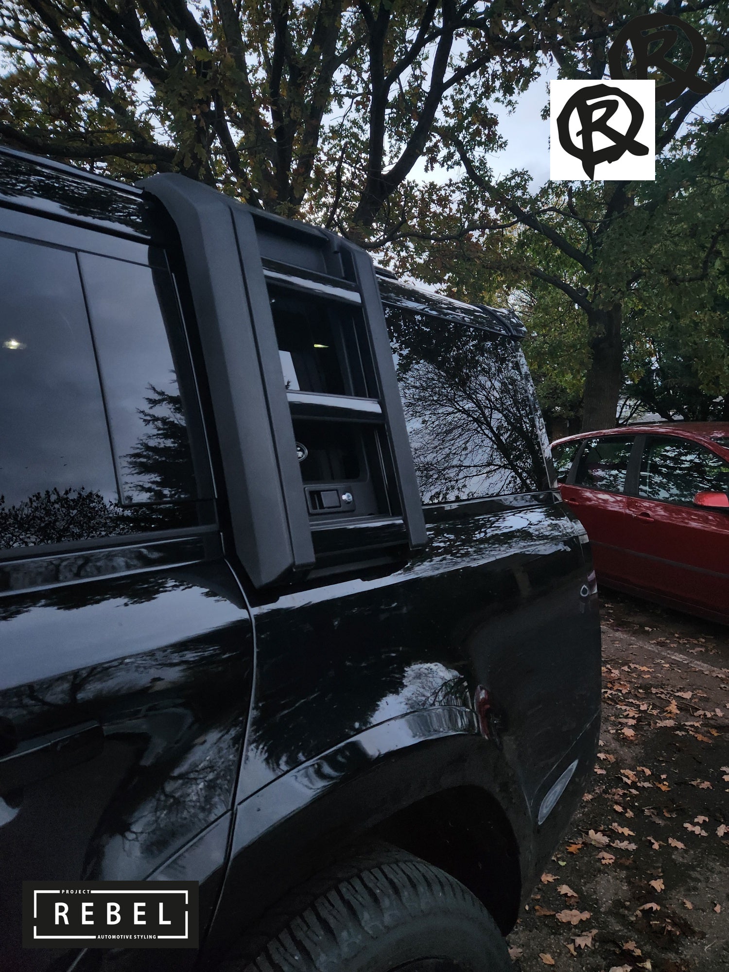 Defender L663 Wide Wheel Arch Kit 130 - Original - Gloss Black / Origi ...