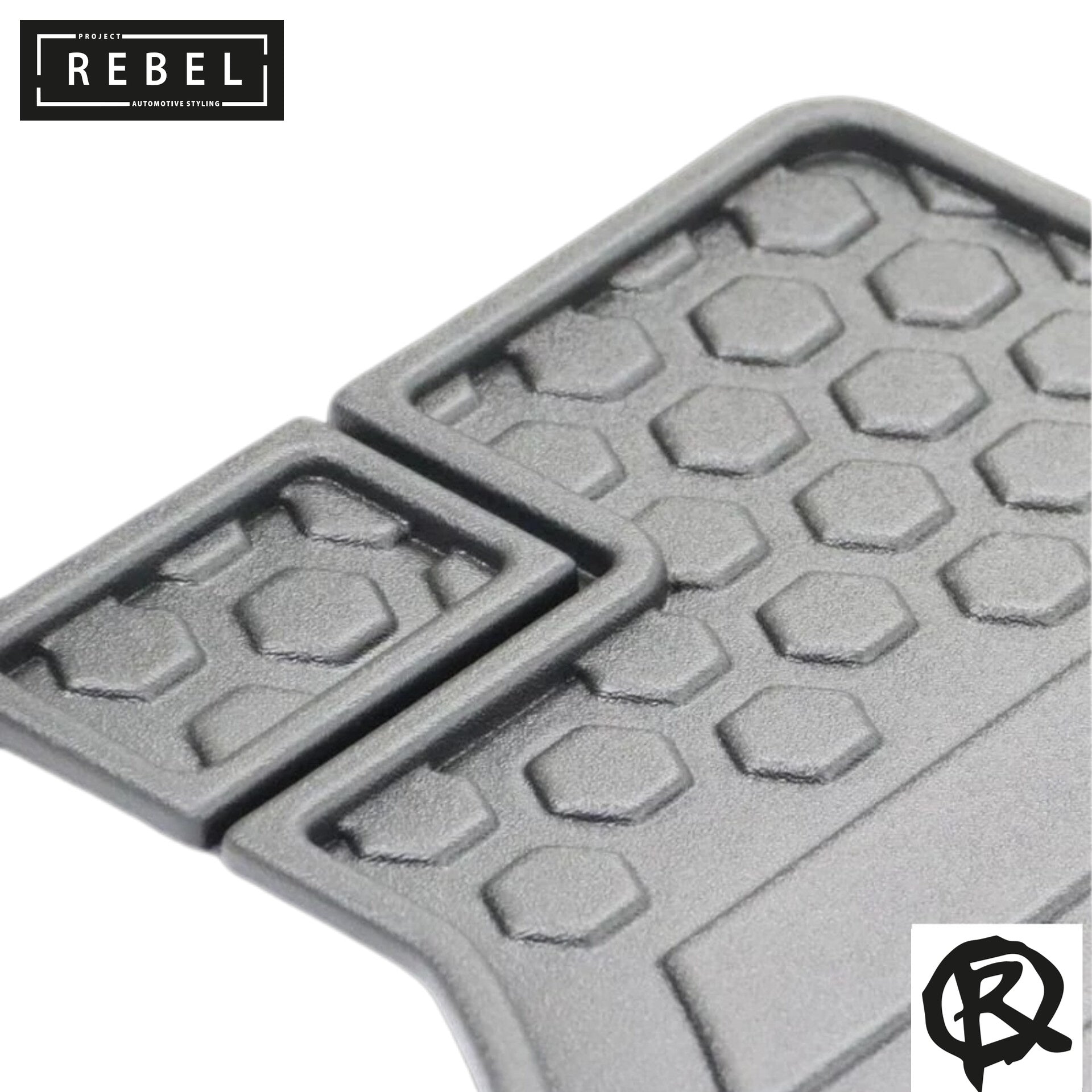 Defender L663 - Rear Rubber Loadspace Mat – Project Rebel