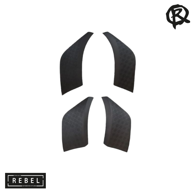 Defender L663 90/110 9 - Piece Chequer Plate Protection Kit – Project Rebel