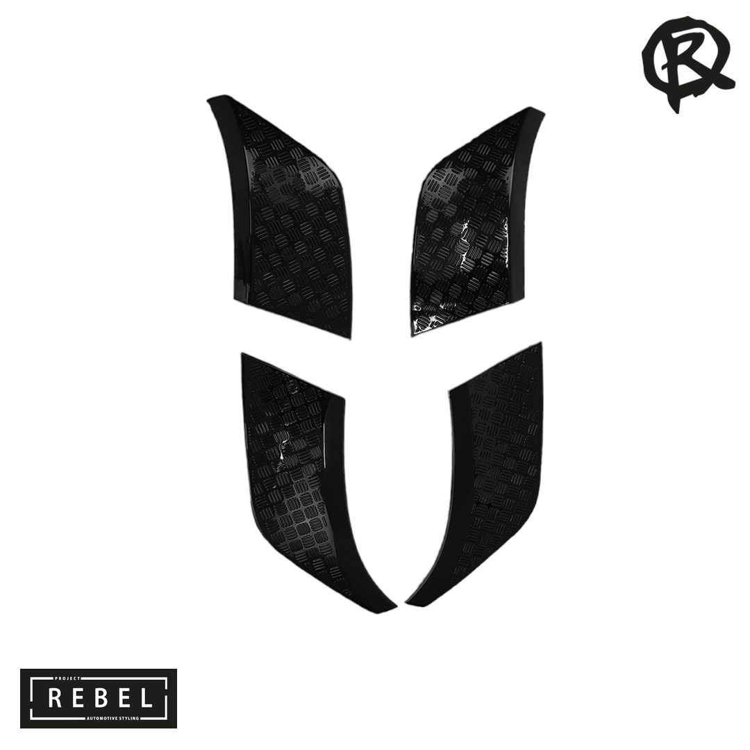 Defender L663 90/110 9 - Piece Chequer Plate Protection Kit – Project Rebel