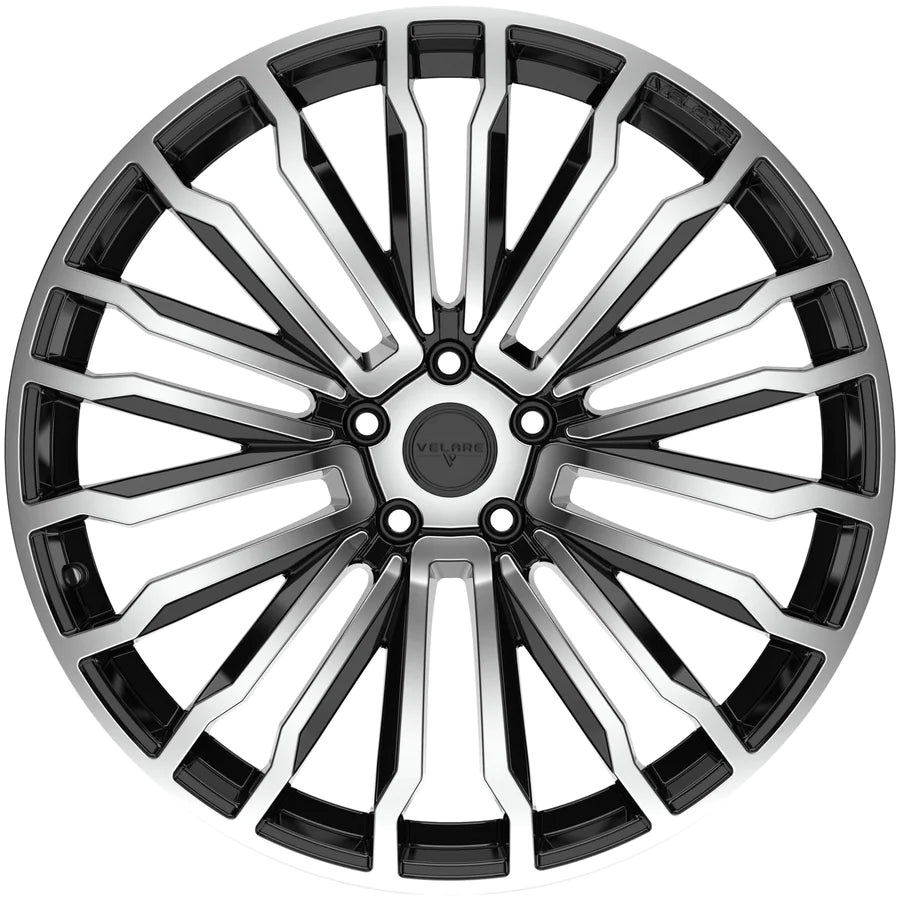 22 INCH VELARE VLR09 DIAMOND BLACK POLISHED ALLOY WHEEL (Set of 4 ...