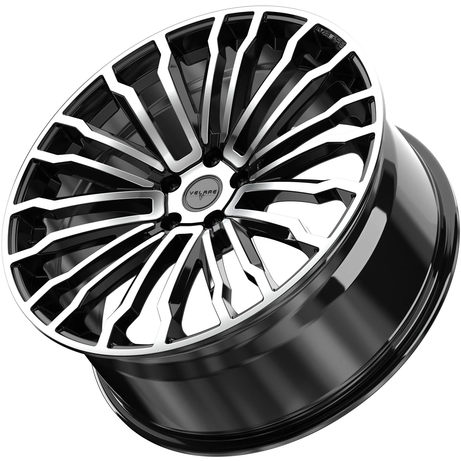 22 INCH VELARE VLR09 DIAMOND BLACK POLISHED ALLOY WHEEL (Set of 4 ...