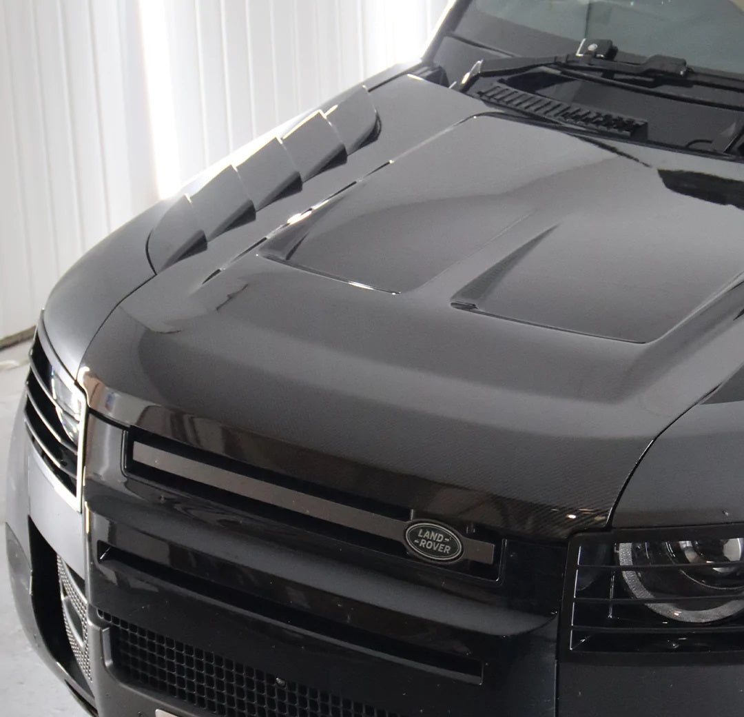 Defender L663 Carbon Fibre Bonnet – Project Rebel