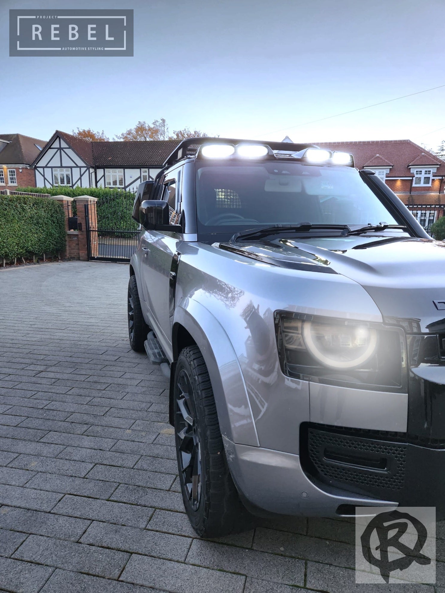 Defender L663 Wide Wheel Arch Kit 90/110 - Gloss Black – Project Rebel