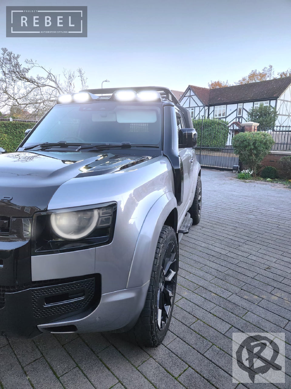 Defender L663 Wide Wheel Arch Kit 90/110 - Gloss Black – Project Rebel